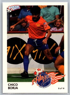 1991 Soccer Shots MSL #8 Chico Borja All-Star | eBay