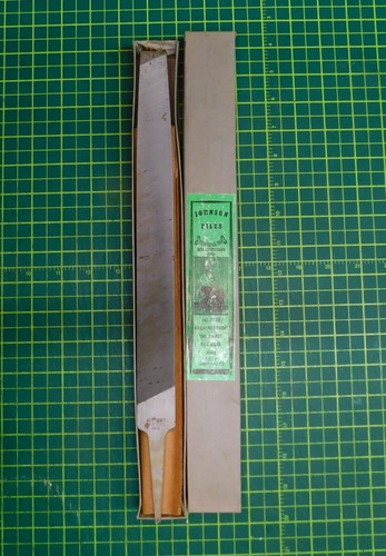 Vintage Johnson 12" Flat Bastard Hand File Made In USA | eBay