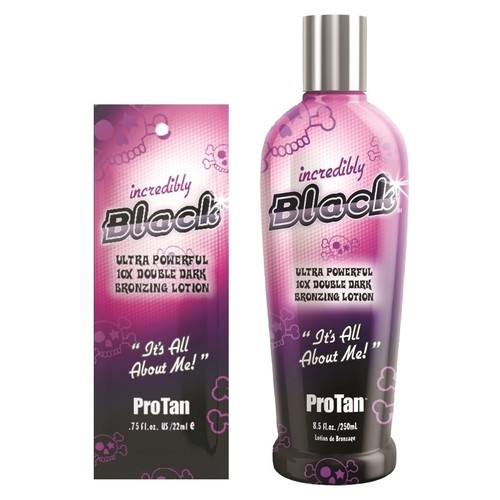 Pro Tan Incredibly Black bronzer sunbed tanning lotion cream SACHETS or ...