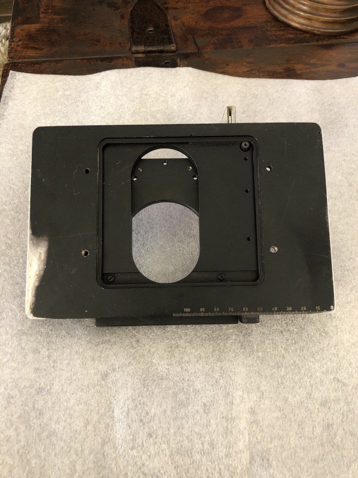 LEITZ WETZLAR MICROSCOPE STAGE MICROMETER LEITZ WETZLAR GERMANY ...