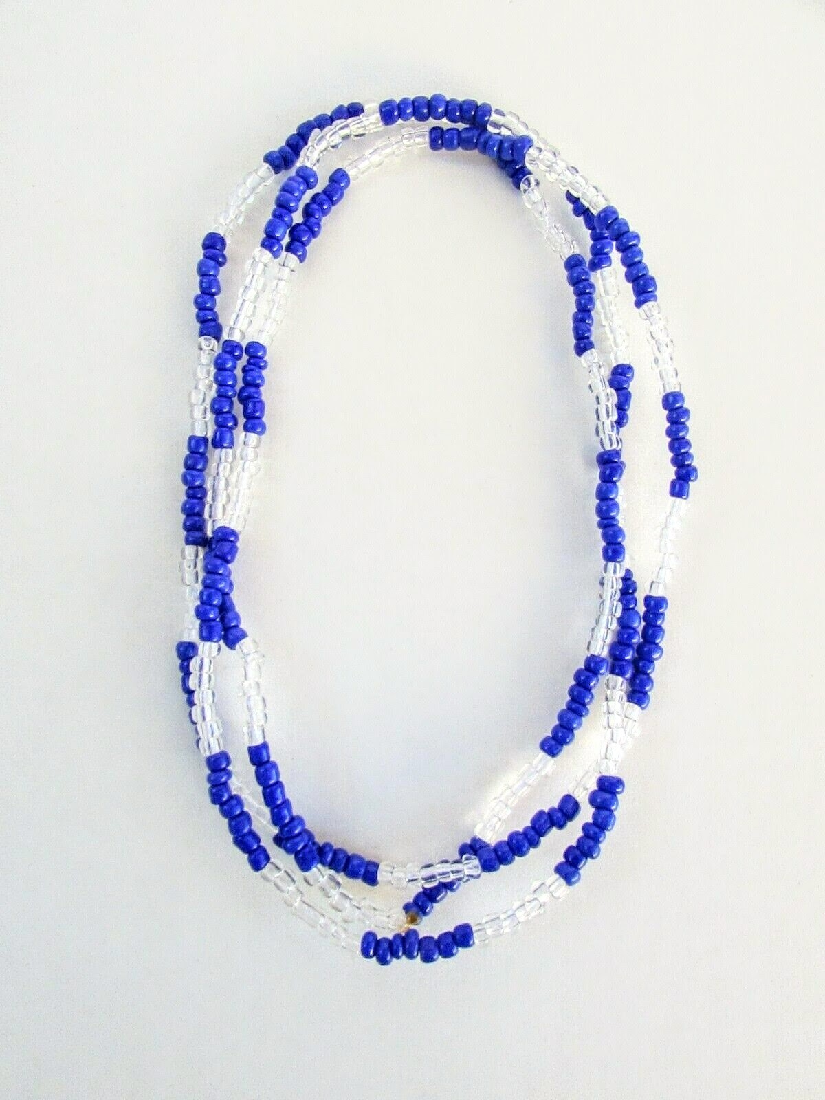 Yemaya Eleke Collar de Santeria Yoruba Religion Orisha Necklace 42" | eBay