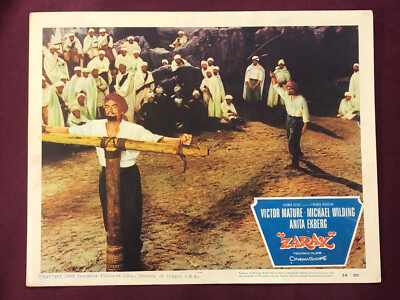 ZARAK LOBBY CARD MOVIE POSTER 1956 VICTOR MATURE ANITA EKBERG 7 | eBay