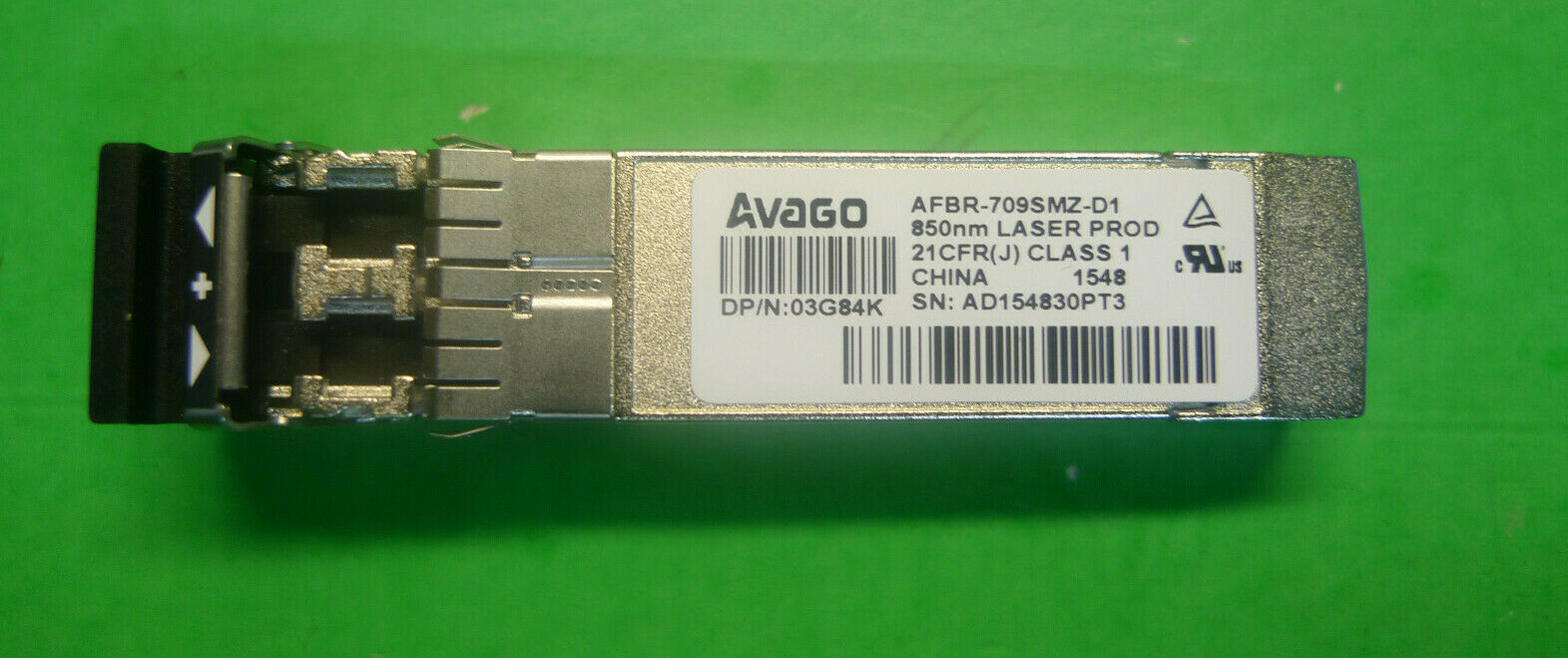 NEW Avago SFP-10G-SR 3G84K 10Gb 850nm 300m SFP+ Transceiver Dell 3G84K ...