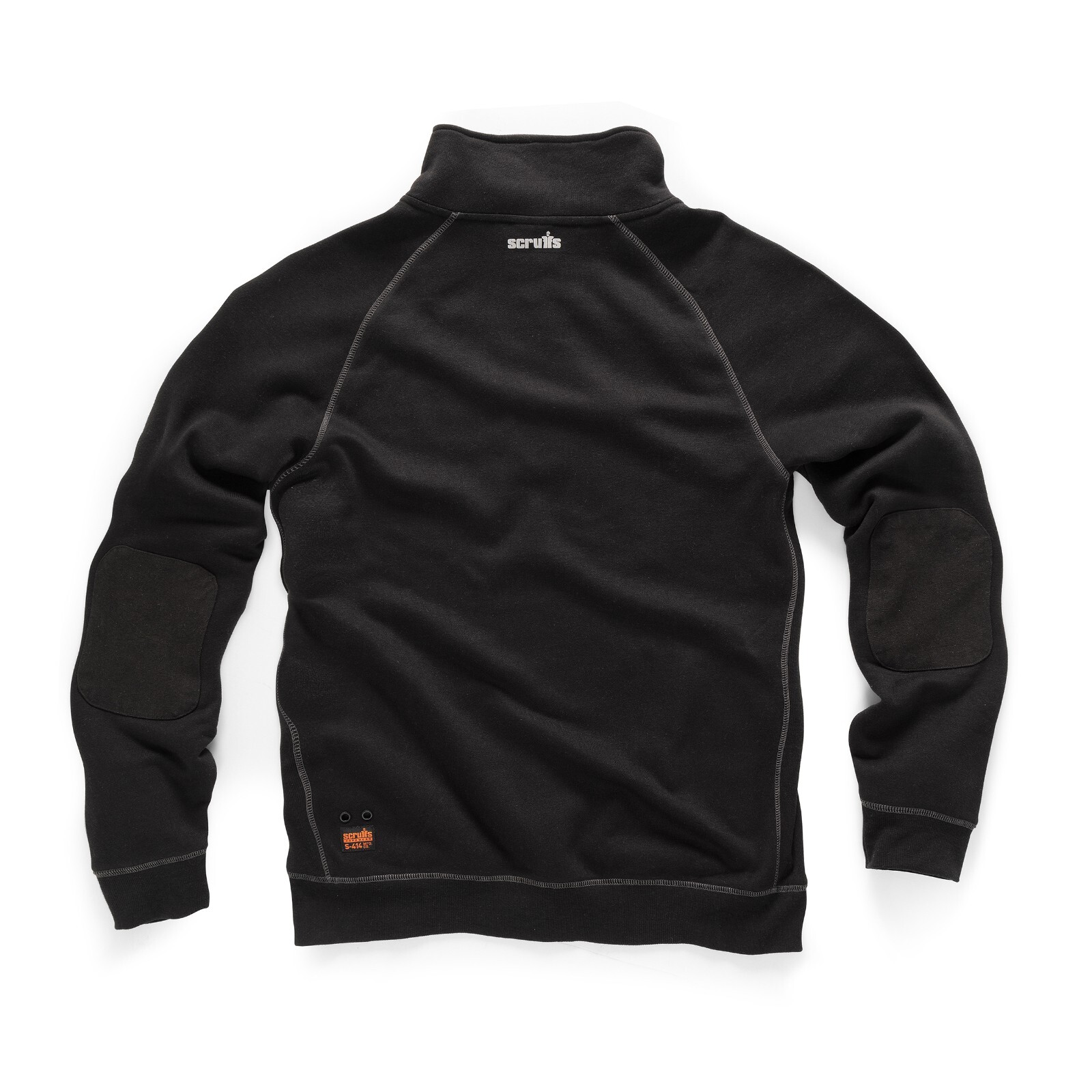 Scruffs Fleece Jacket Delta Full Zip Black Abratect Panels Durability L ...