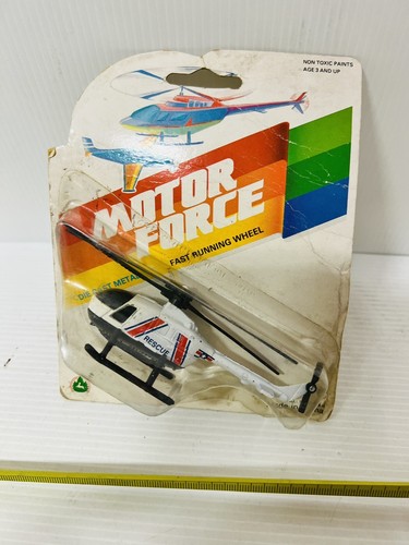 Motor Force Helicopter Die Cast Metal Vintage Style | eBay Australia