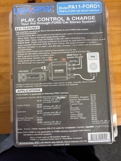 USA Spec PA11-Ford1 iPod to Ford Interface | eBay