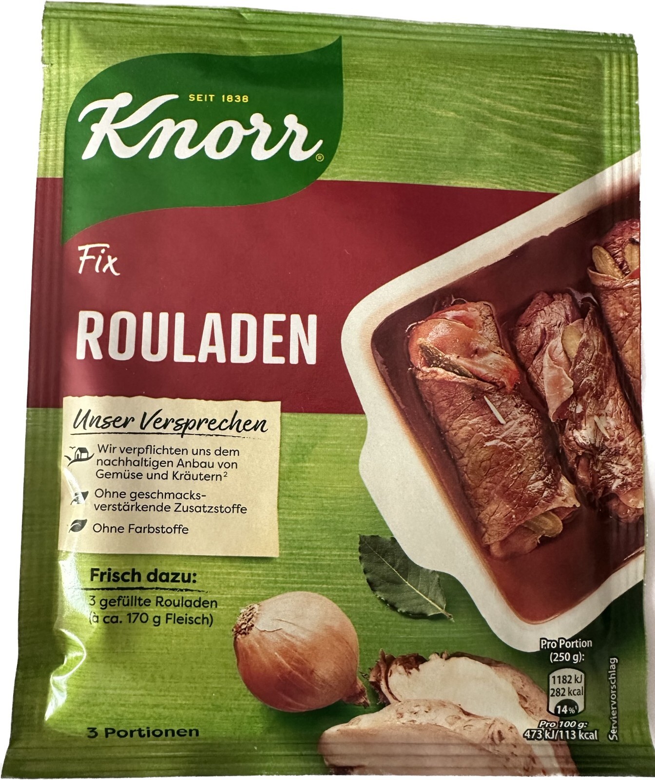Knorr Fix Rouladen - roulades sauce (pack of 1) /oz for sale online | eBay