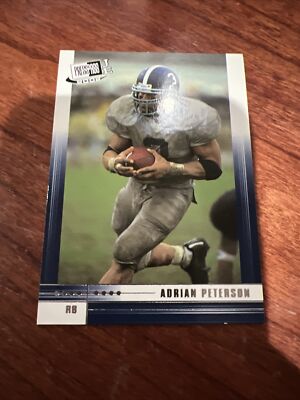 2002 Press Pass JE #44 - Adrian Peterson First Down Rookie Georgia ...