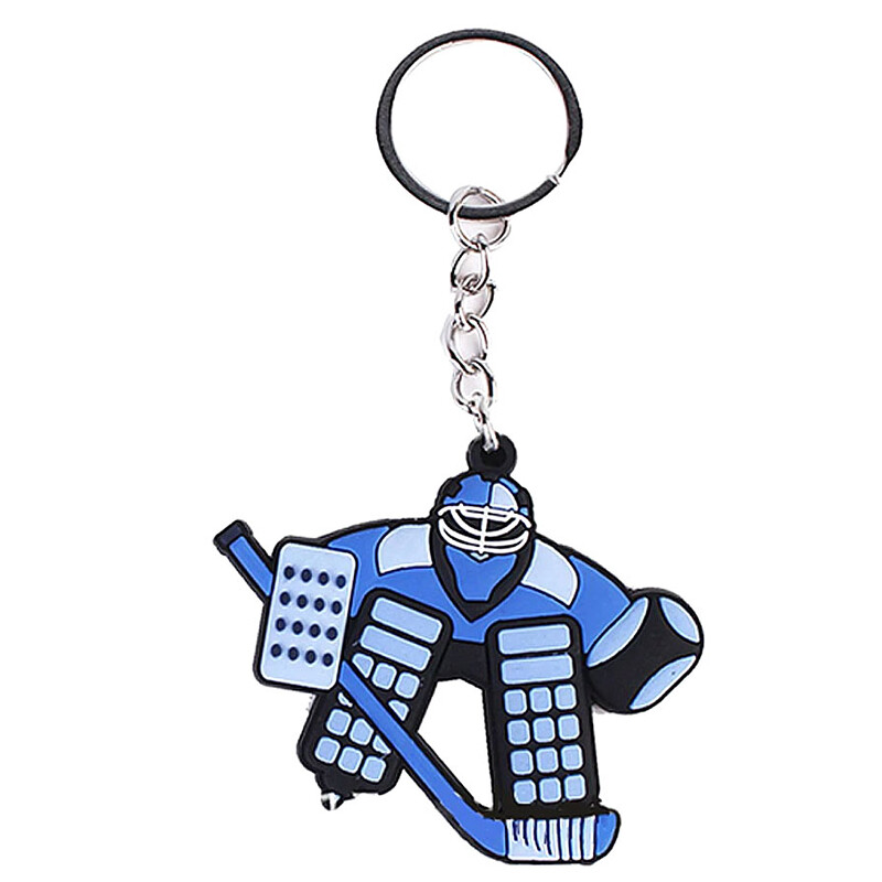 Sports Hockey Keychain Ice Hockey Key Ring Gifts Pendant Car Key Chain ...