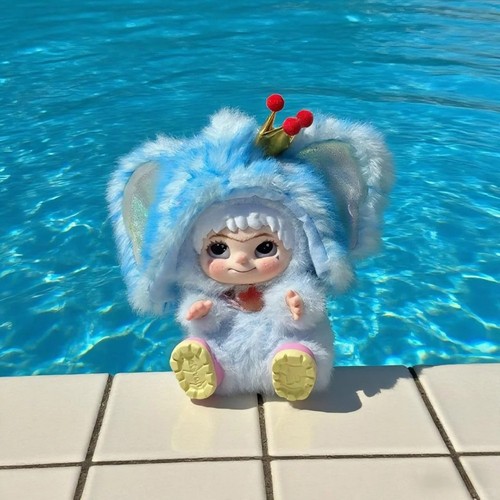 WAKUKU TON TON BLUE STARLIGHT ELEPHANT VINYL FACE PLUSH DOLL GIFT HOT ...
