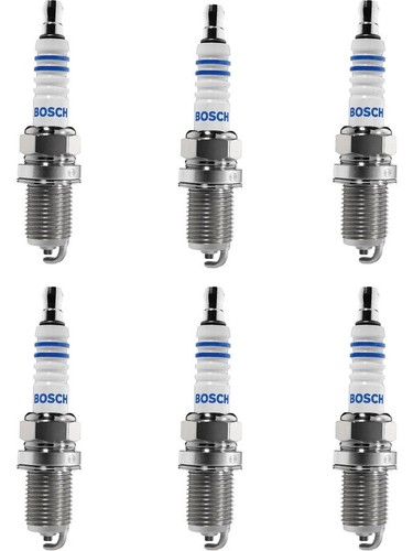 6 x Bosch Spark Plugs FR7DC+ fits Jeep Grand Cherokee 4.7 WH,WK SUV V8 ...