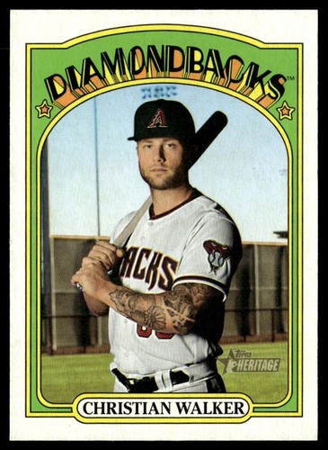 2021 Topps Heritage Christian Walker Arizona Diamondbacks #386 | eBay ...