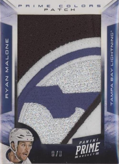 2012-13 Panini Prime - Prime Colors Ryan Malone #115 Patch /8 (MEM) for ...