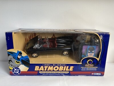 Vintage Boxed Batman Corgi DC Comics 1:24 Scale Die-cast Batmobile ...