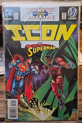 DC COMICS, Icon Vs. Superman #16, 1994 Worlds Collide | eBay
