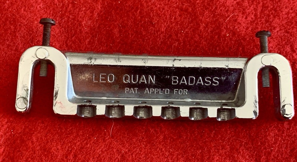 Vtg 70's Leo Quan Badass WrapAround Guitar Bridge | eBay