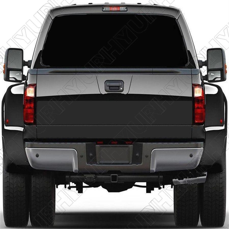 1x Truck Van BLACK Rear Window Tint Graphic Sticker Waterproof ...