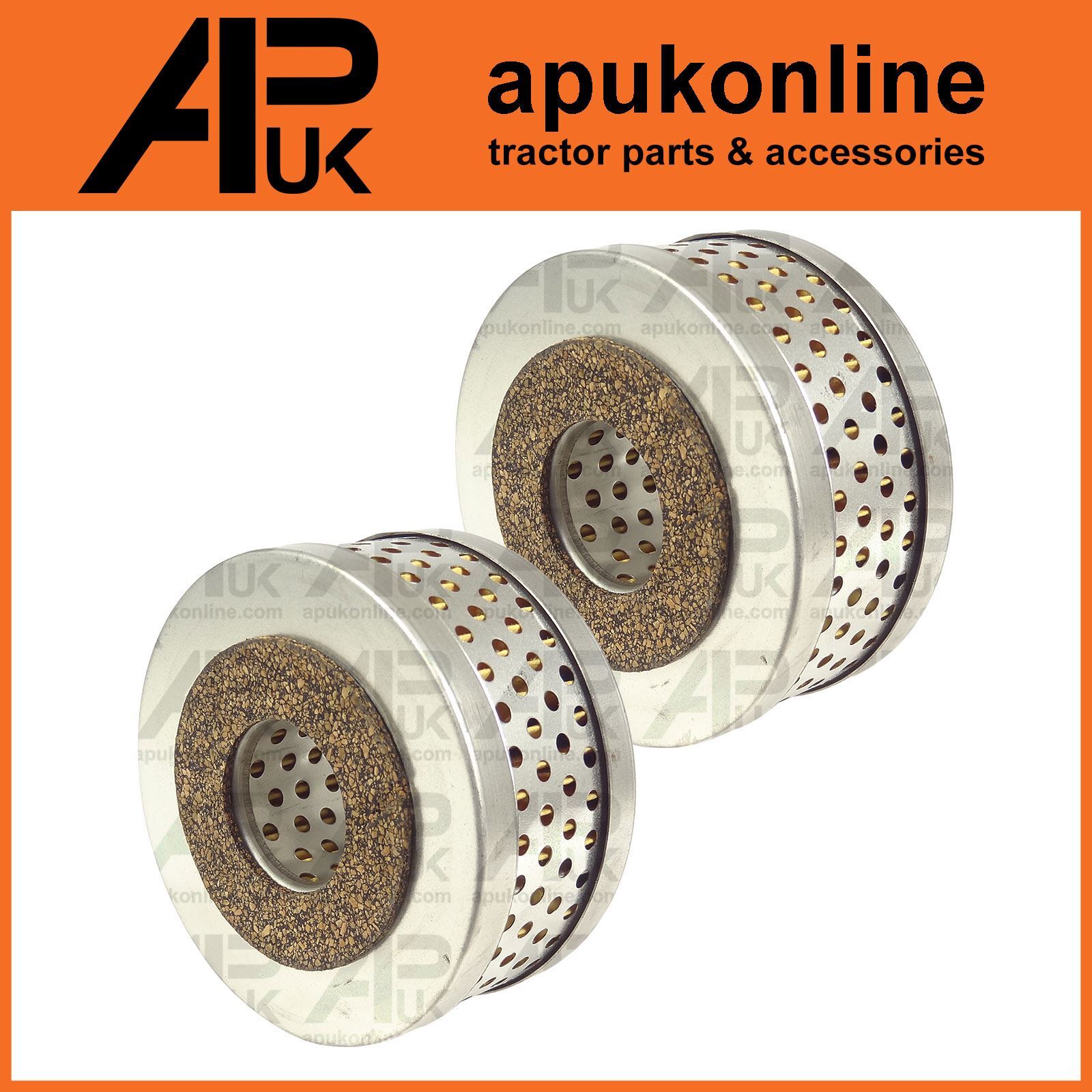 2x Power Steering Oil Filter Elements for Case International IH 885 440 ...