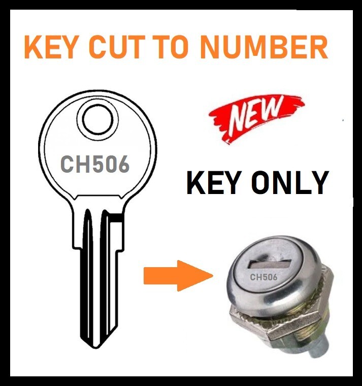 CH506 Key Fits Tool Box, Paddle, Whale Tail Lock, Caravan storage ...