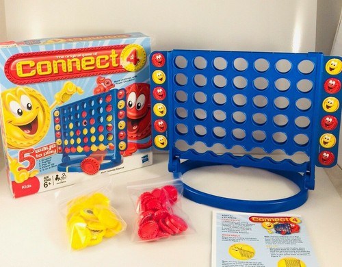 Connect Four Original 2009 5 Ways To Play Board Game Hasbro Excellent connect-four-original-2009-5-ways-to-play-board-game-hasbro-excellent