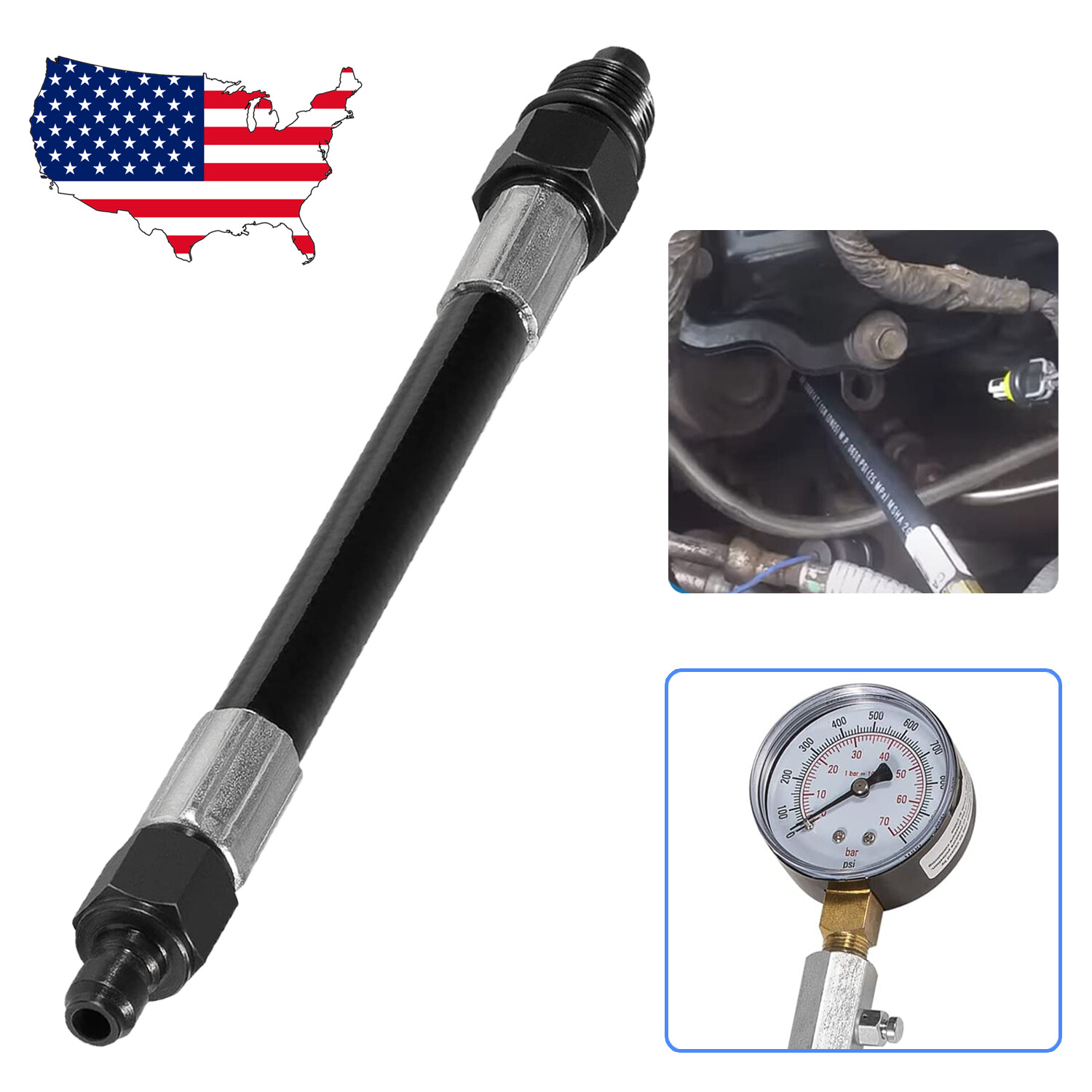 For Ford/Navistar 6.0L 6.4L TU-15-24 Diesel Compression Test Adapter ...