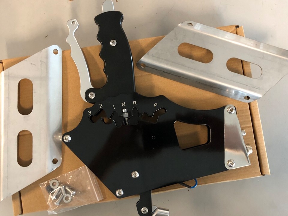 Chevy Th350 Th400 Billet Alum Automatic Drag Racing Shifter Reverse CO2 ...