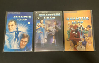 Quantum Leap #1-3 Comic Lot, Innovation Publishing, George Broderick Jr ...