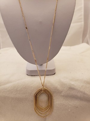 Gold 28 Inch Chain Necklace With Pendant By Fornash | eBay