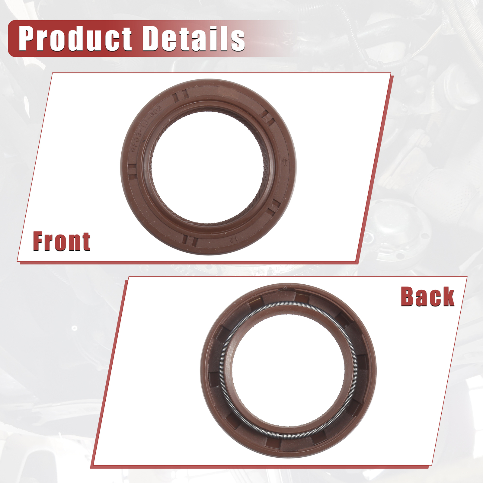 2pcs Voiture Huile Pompe Vilebrequin Joint pour Toyota Celica No ...