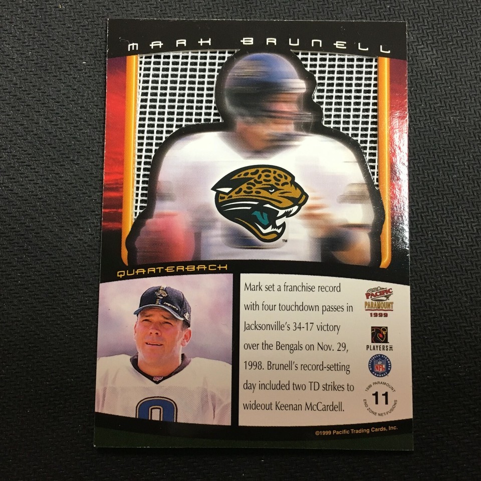 1999 Paramount End Zone Net-Fusions Jaguars Football Card #11 Mark ...