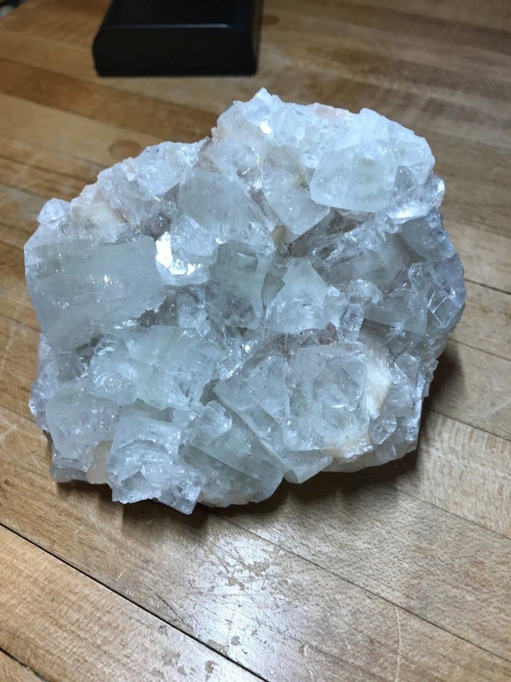 Apophyllite Crystal Mineral Gemstone With Stilbite Medium Geode ...