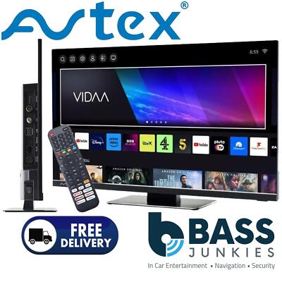 Avtex AV195TS 12V/240V Camper Caravan Motorhome 18.5" Smart Wi-Fi HD ...