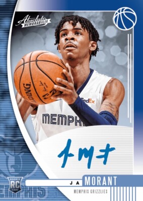 2019 Absolute Ja Morant Rookie Auto RC NBA Dunk Digital Card | eBay