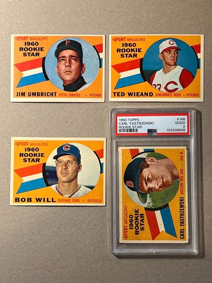 1960 Topps Complete Set of 32 1960 Rookie Star / 4 PSA graded - Yaz ...