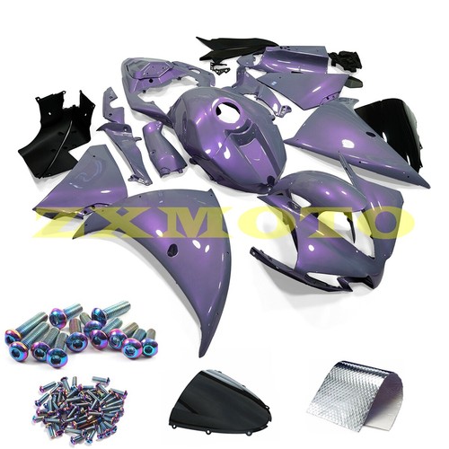Chameleon Fairing Kit w/Tank +Bolts for Yamaha YZF R1 2012-2014 Gray ...