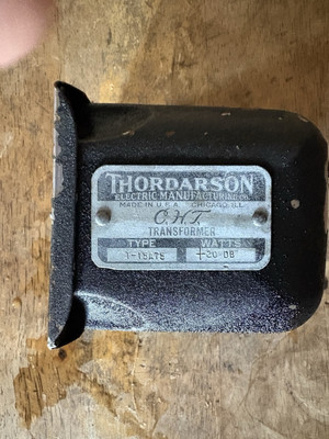 Thordarson C.H.T Type T-15A75 Rounded Square Transformer | eBay