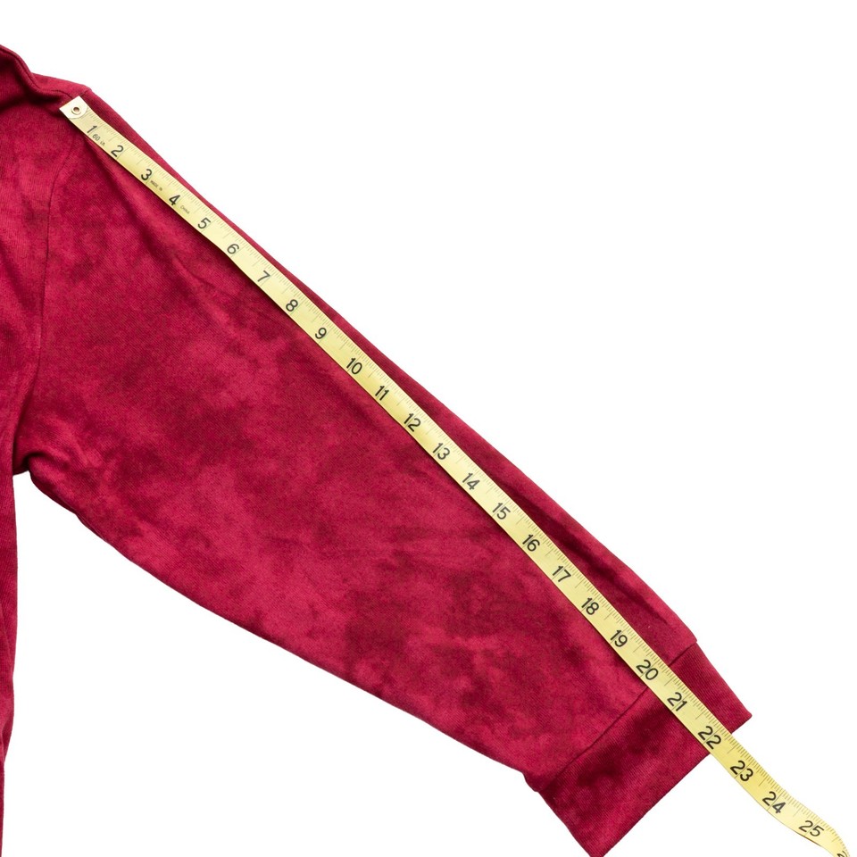 Jenni Size 2X Womens Super Soft Sleep Shirt Red Long Sleeve V-Neck ...