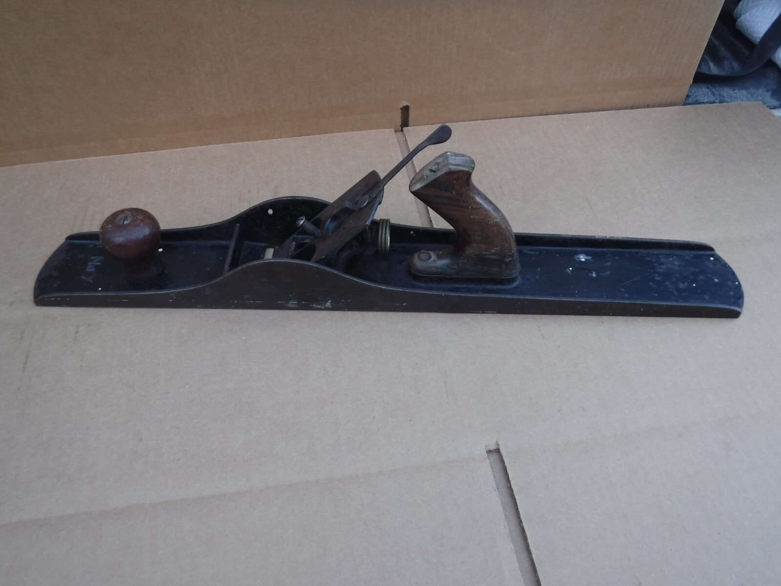 Vintage Stanley Bailey? Number 7 Wood Plane Parts corrugated bottom | eBay