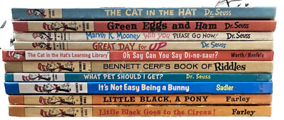 Lot of 10 Hardcover Hardback Dr Seuss Books Very Nice Books Very Clean ...