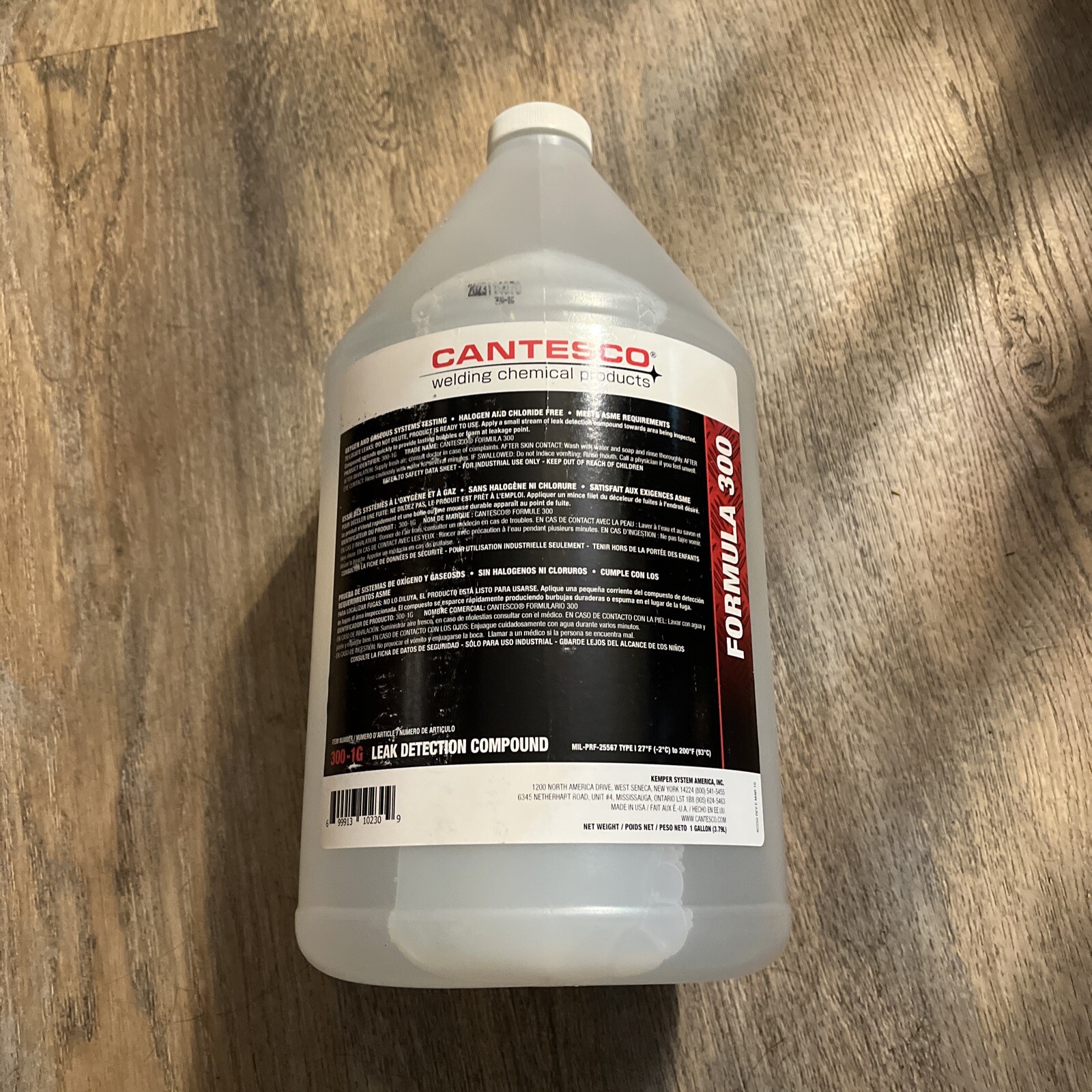 1 Gallon SEALED Cantesco Welding Chem Formula 300-1G Leak-Detection ...