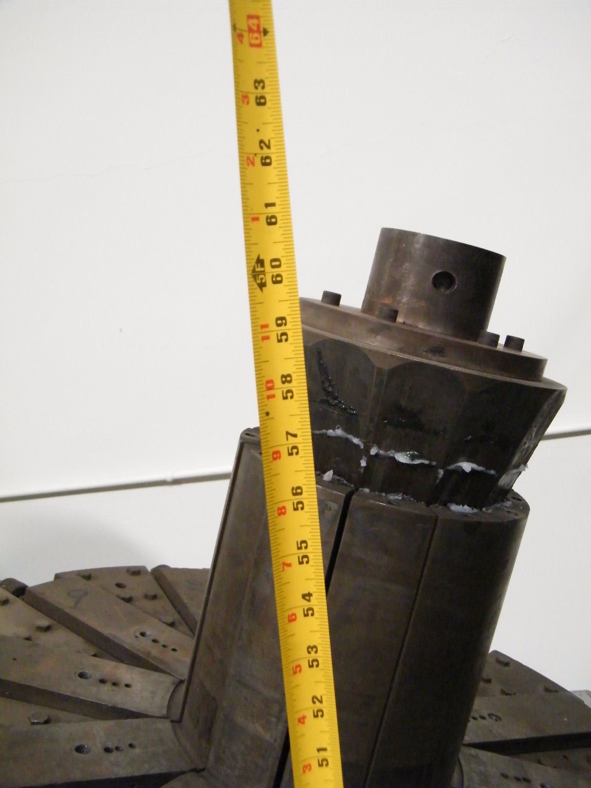 Grotnes Pneumatic Mechanical Tube End Expander 10 hp 12 segment w/ dies ...