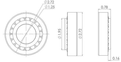 (2) 14125A/14276 Tapered Roller Bearing Set 14125A Bearing, 14276 Race ...