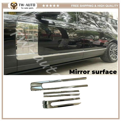6Pcs Chrome Door Side Body Molding Trim Strip Fit For Range Rover L405 ...