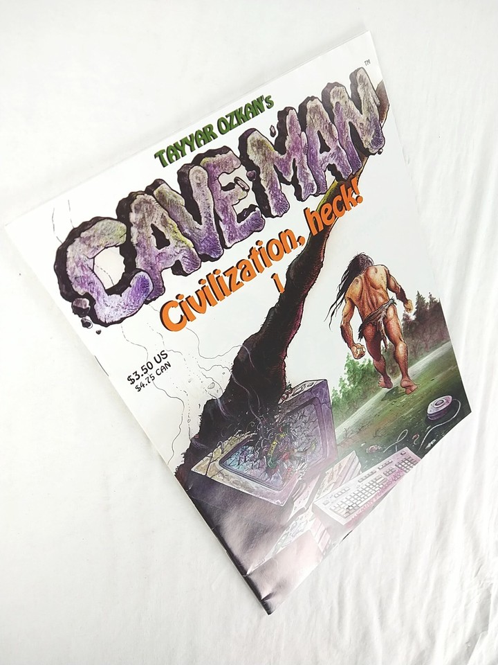 Tayyar Ozkan's Caveman #1 Rare Silent Comic Magazine (1998 Caveman ...
