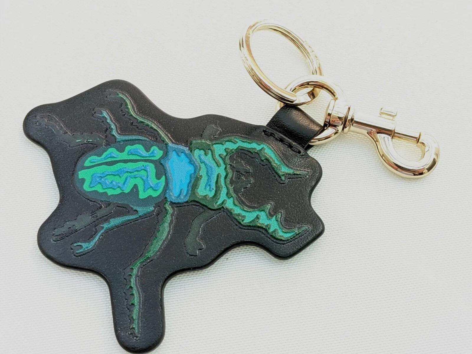 Paul Smith Keyring - BNWT ' Dreamer Beetle ' Leather Key Ring Fob RRP ...