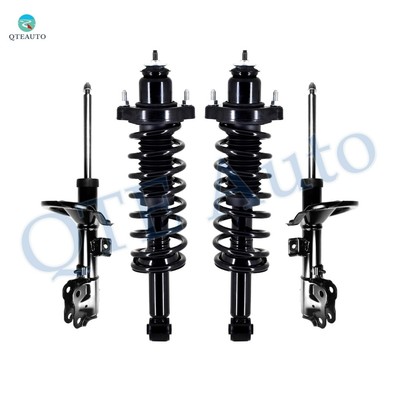 Set 4 Front Strut-Rear Quick Strut-Coil Spring For 2008-2017 Mitsubishi ...
