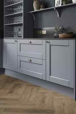 Howdens Discontinued Fairford Dusk Blue Kitchen Range | eBay UK
