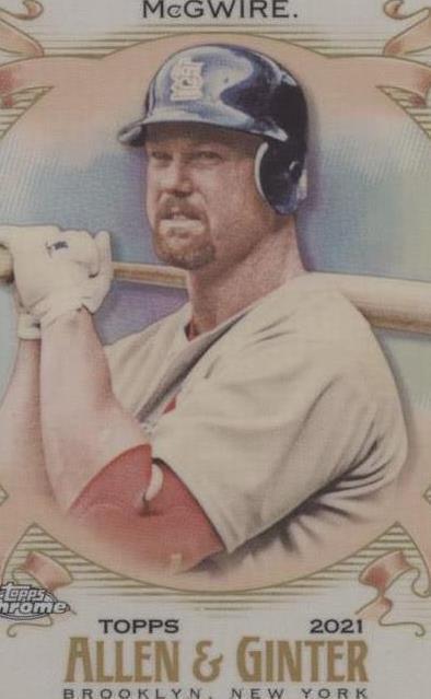 2021 Topps Allen & Ginter Chrome - Mark McGwire #27 Refractor for sale ...