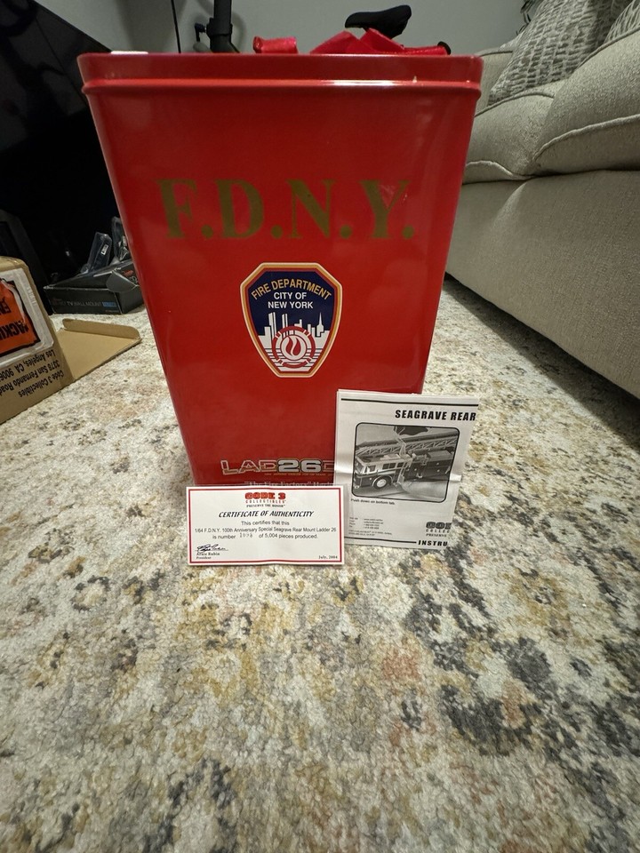 NIB CODE 3 COLLECTIBLES FDNY L26 - Anniversary Special 1:64 NEW | eBay