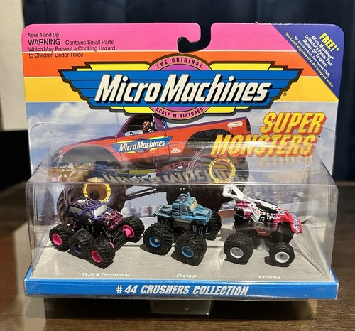1995 Micro Machines #44 CRUSHERS COLLECTION Skull & Crossbones SUPER ...